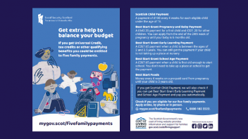 Five Family Payments resources - Social Security Scotland