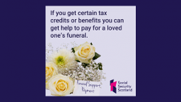 Funeral Support Payment resources - Social Security Scotland